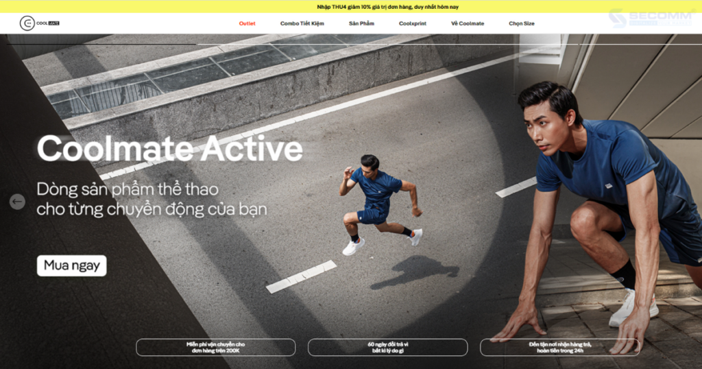 Học được gì từ chiến lược eCommerce thành công của Coolmate?
